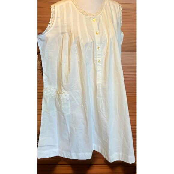April Cornell | Intimates & Sleepwear | Vtg April Cornell White Cotton ...